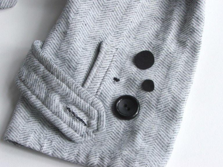 Fix a Ripped Out Button (or Other Small Hole) | Tasha Miller Griffith