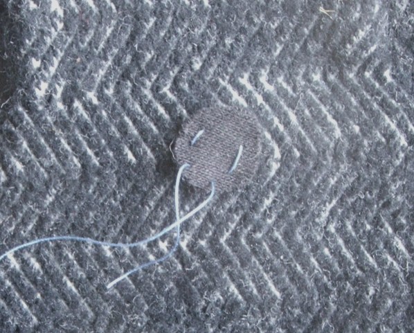 Fix a Ripped Out Button (or Other Small Hole) | Tasha Miller Griffith