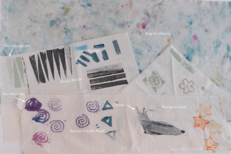 Stamping on Fabric – With Hand Carved Stamps and Household Objects ...