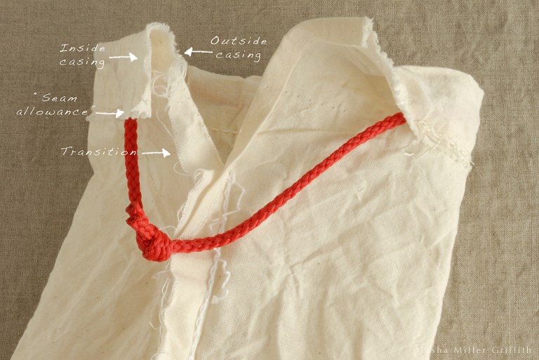 Making Drawstring Bags—Another Option for the Top | Tasha Miller Griffith