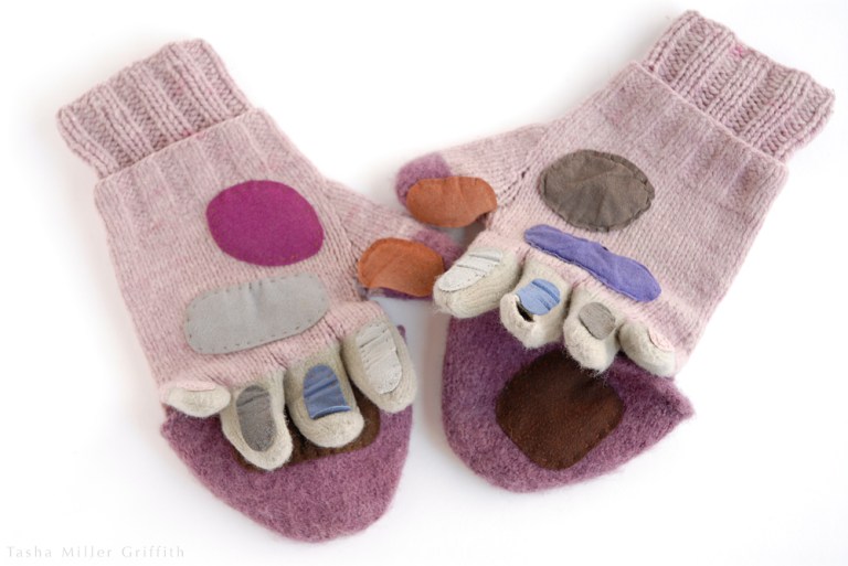 Convertible Knitted and Felted Mittens | Tasha Miller Griffith